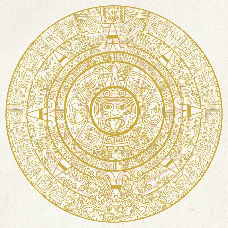 Mayan Stencil - Etsy