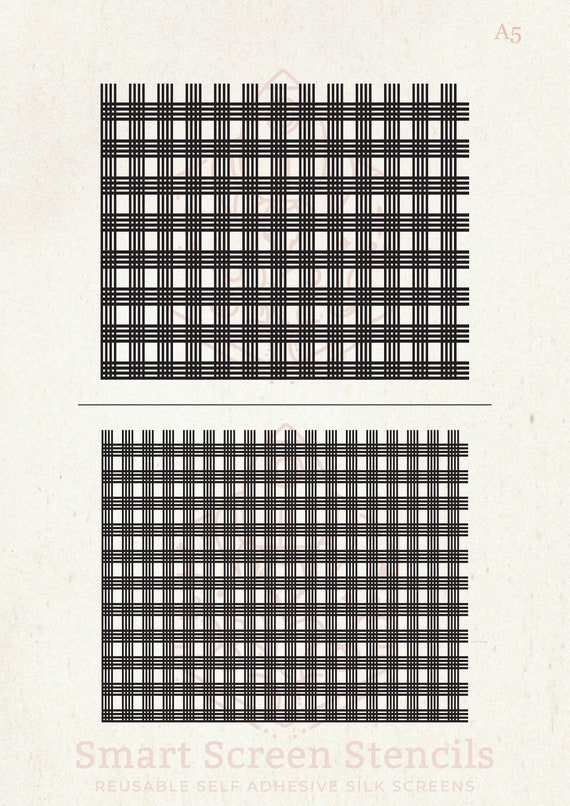 Cotton Fabric Pattern Silkscreen Stencil Reusable Self - Etsy