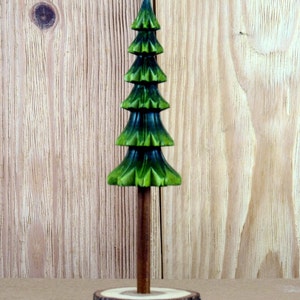 Rustic Small Pine Tree Sculpture for Home Decor, Handmade Wooden ...