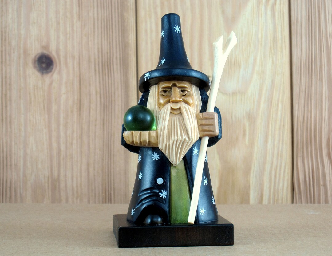 Adorable Miniature Blue Wizard for Halloween - Harry Potter Fan Gift - Etsy