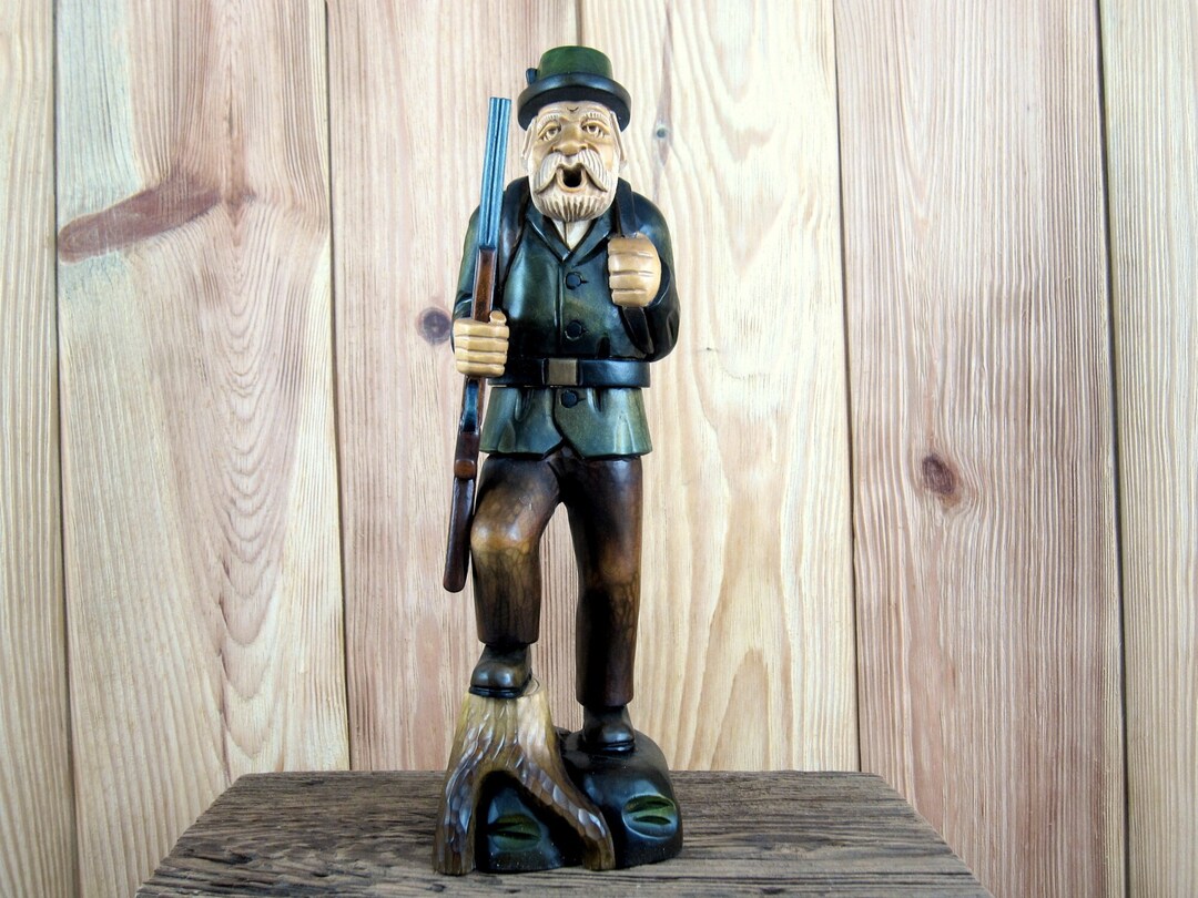 Incense Smoker Hunter With a Shotgun, German Incense Burner, Christmas ...