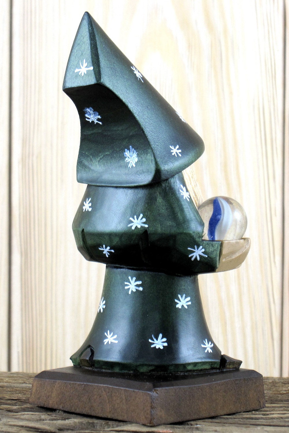 Carved Wizard With A Ball | Etsy