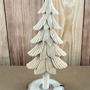 Unfinished Wooden Tree to Paint Yourself, Handmade Wood Carved Tree ...