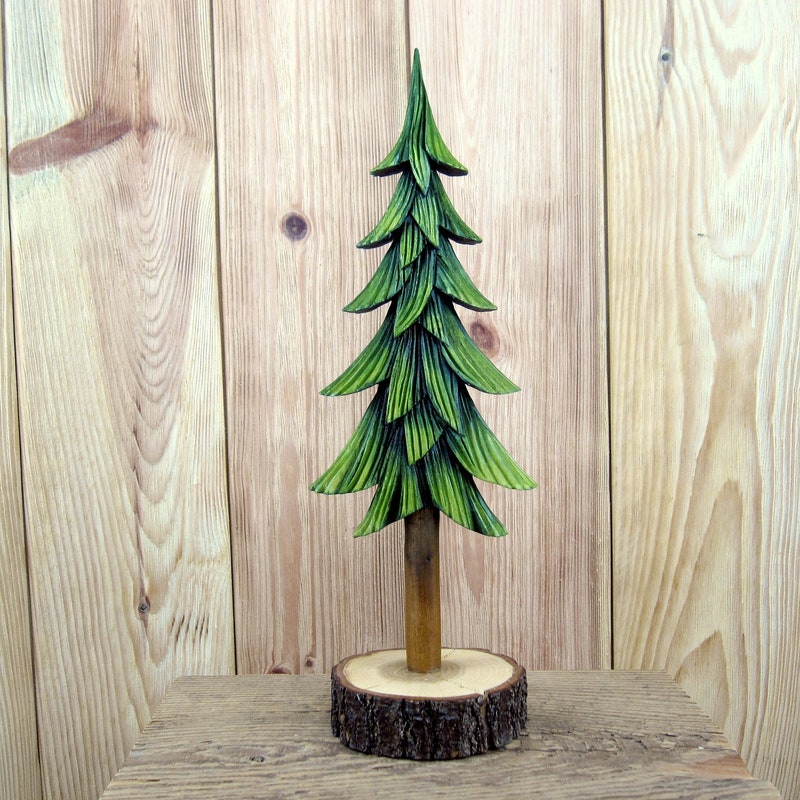 Wooden Tree Decor - Etsy