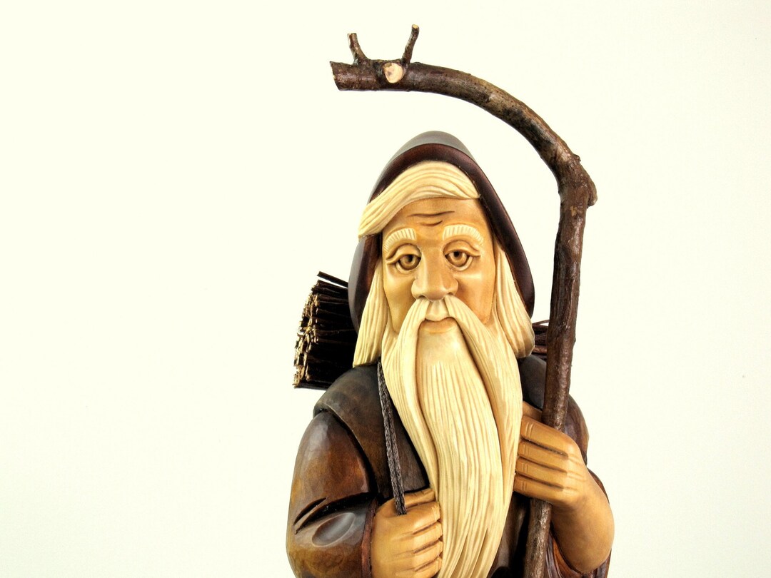 Forest Wanderer Figure: Rustic House Decor - Etsy