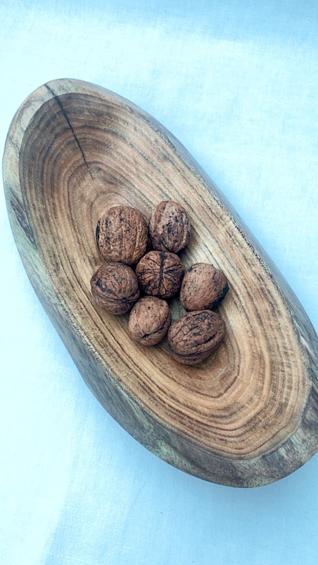 Babul Tree Wooden Bowl, Hand Carved, Handmade Bowls, Oiled, Decoration ...