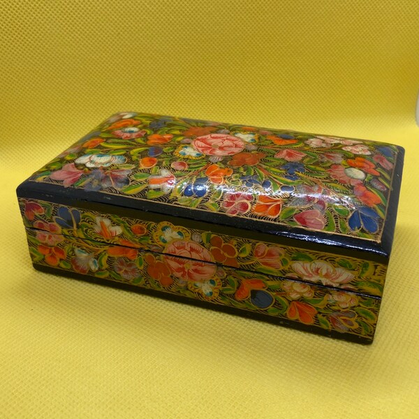 Kashmiri Trinket Box - Etsy
