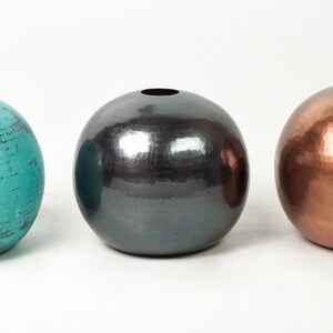 Round Copper Lampshade Only - Oxidized Copper Pendant Light - Green ...