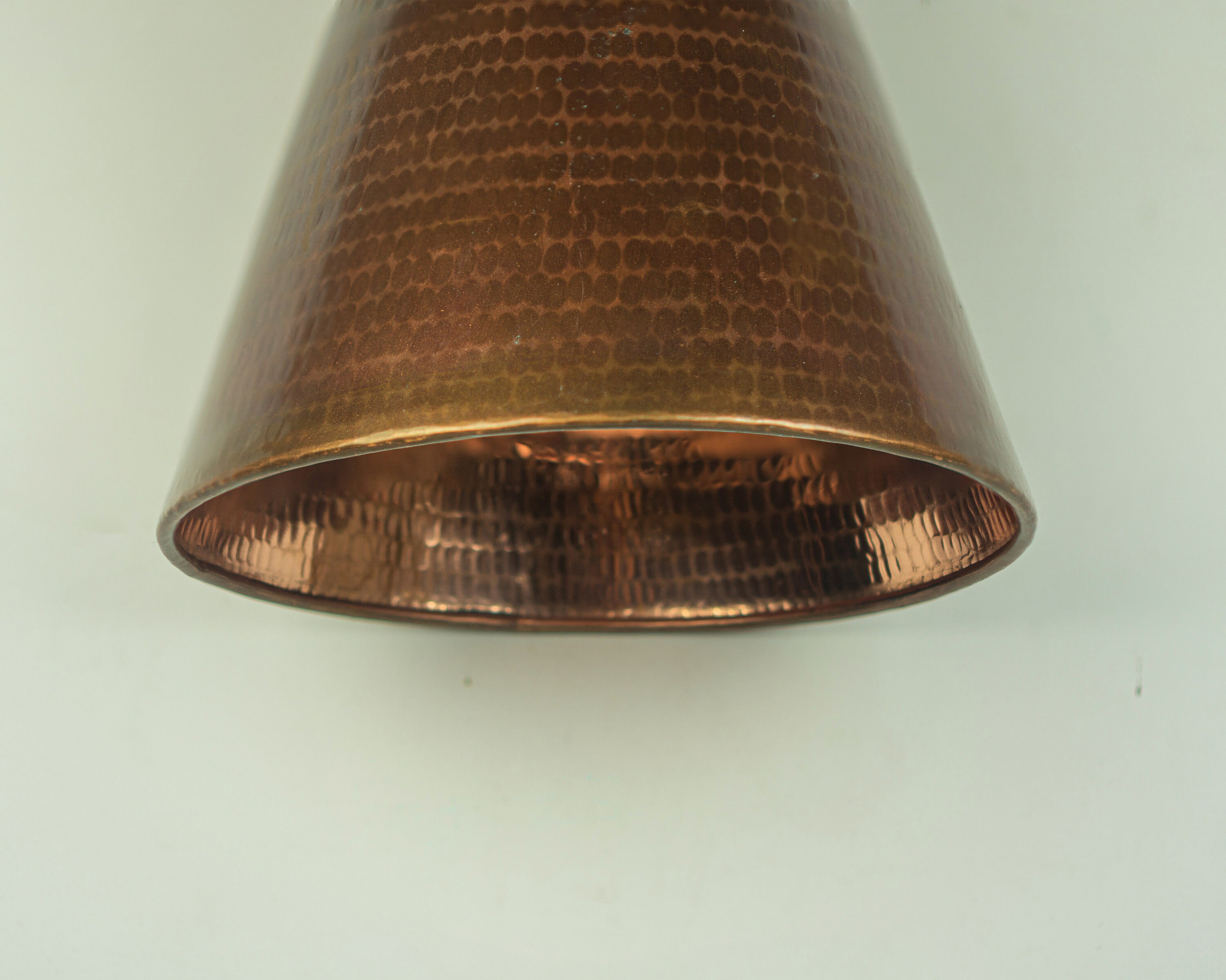 Antique Copper Pendant Light Fixture- Hammered Copper Pendant Lamp ...