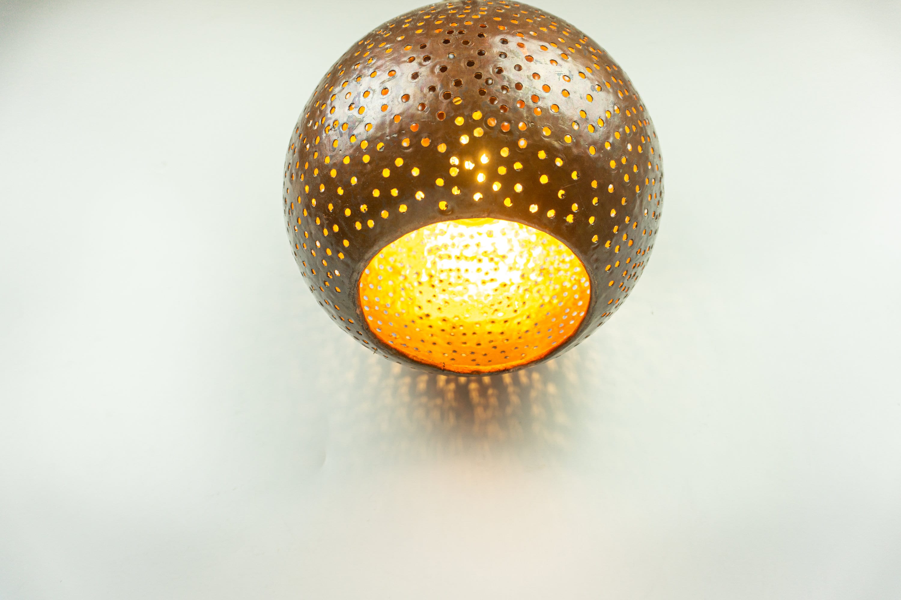 Bulb Copper Pendant Light Handmade Copper Kitchen Island - Etsy