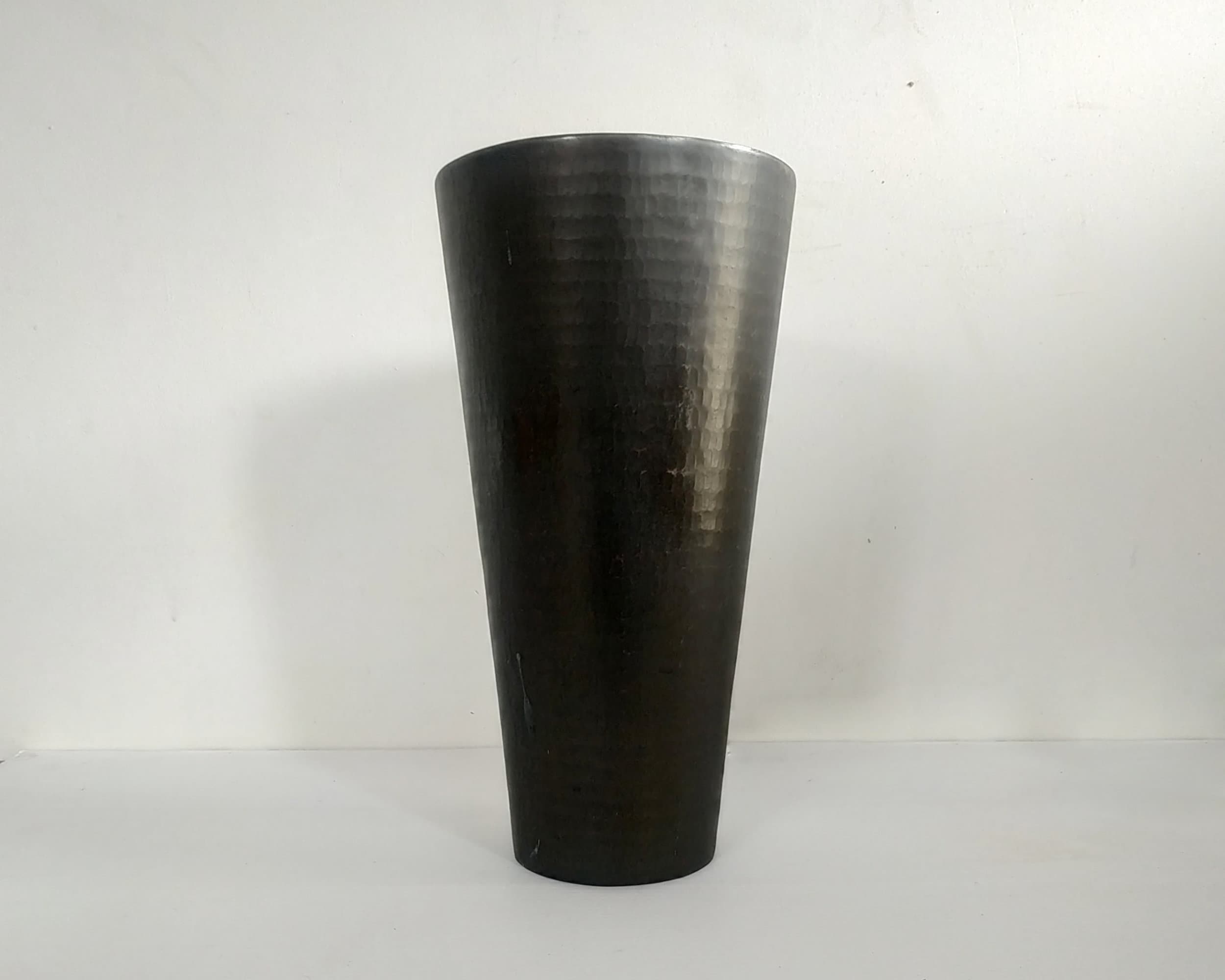 Black Copper Flower Vase metal Flower Vase Copper Geometric | Etsy