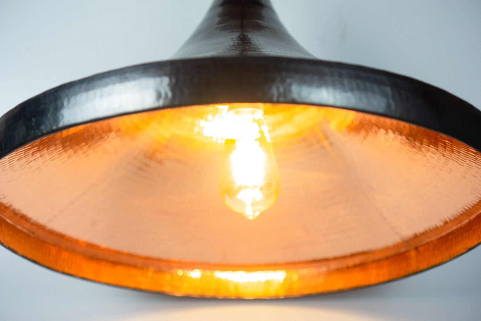 Black Copper Pendant Light - Copper Industrial Lighting - Copper ...