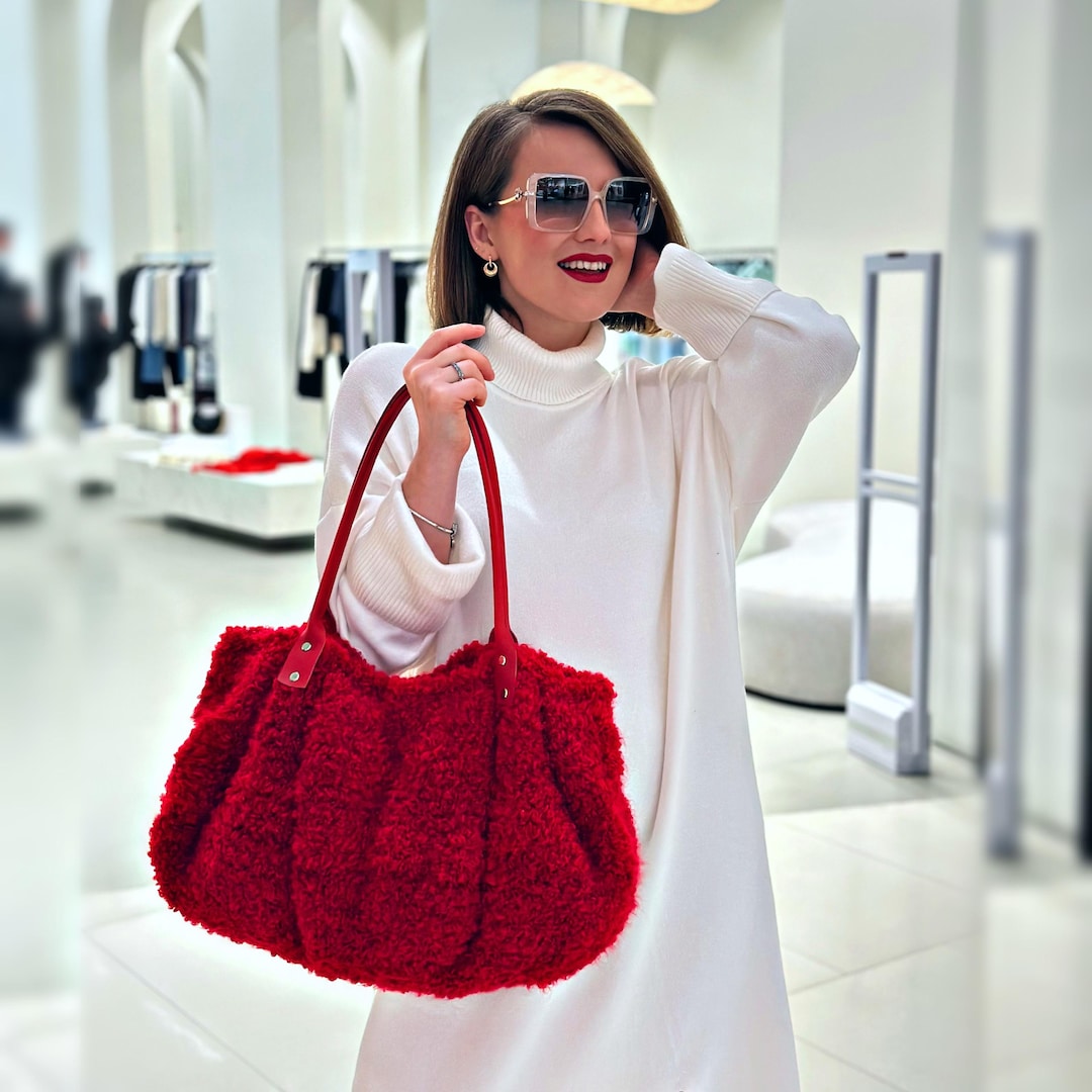 Boucle Crochet Bag Pattern | Shoulder Bag Pattern | Textured Crochet ...