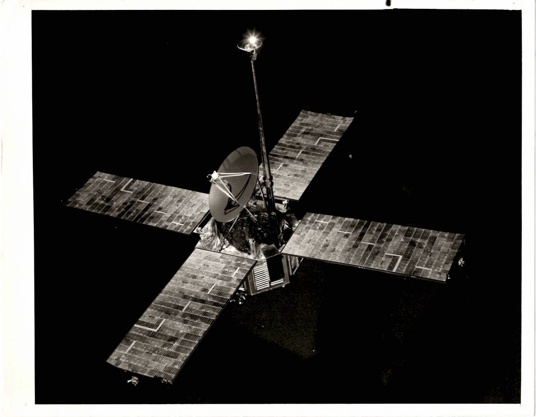 Vintage Nasa Photograph Vintage Silver Gelatin Print Mariner Mission to ...