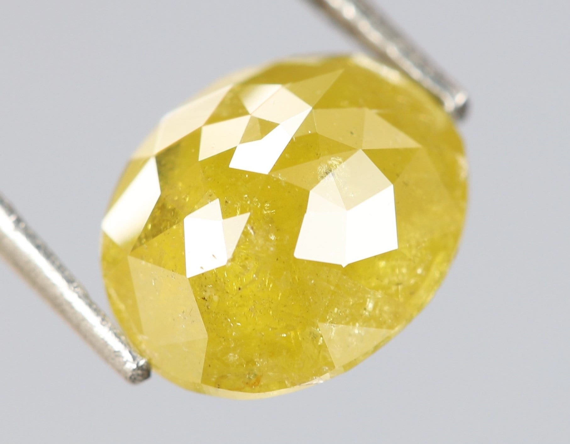 1.23 Ct 7.5 X 6.2 X 3.2 MM Yellow Color Oval Shape Natural | Etsy