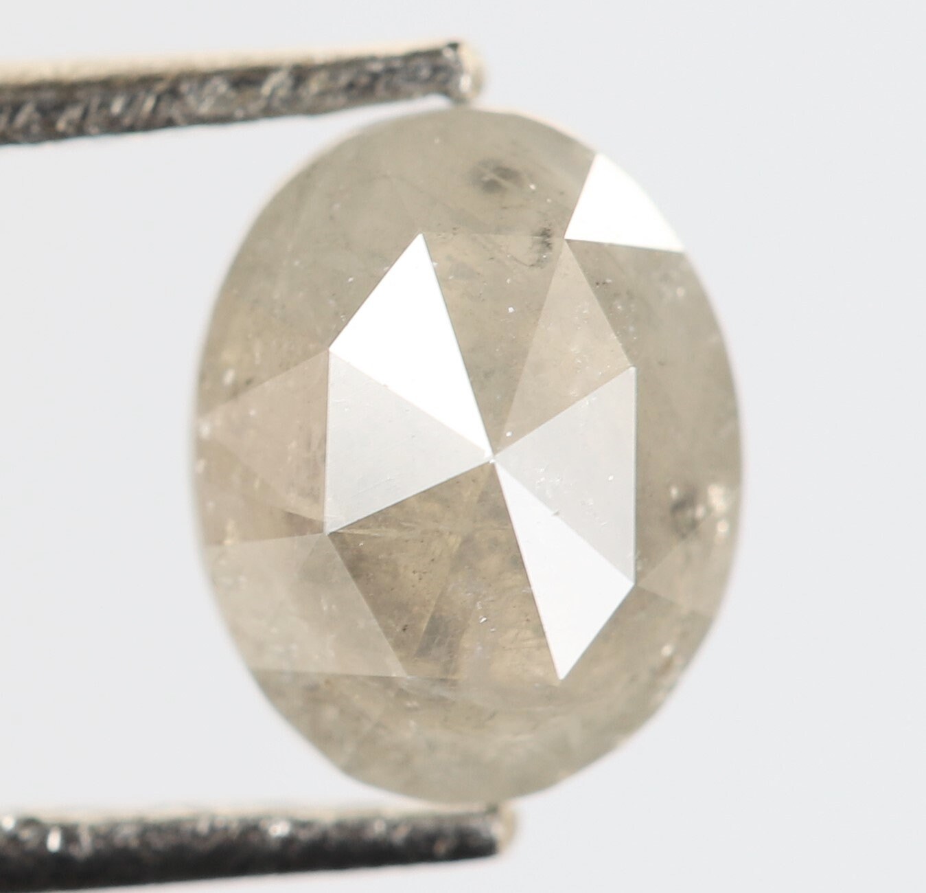 0.70 Ct, 5.9 X 4.7 X 3.0 MM, Oval Shape Grey Color Natural Loose ...