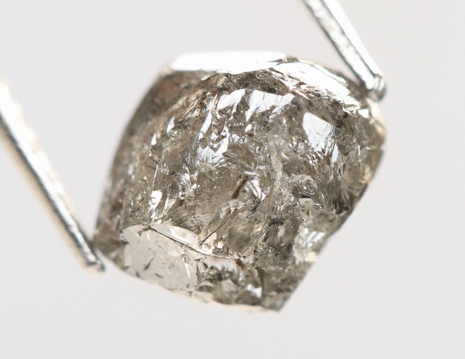 2.08 Ct 6.8 X 6.0 X 5.5 MM Black Color Raw Uncut Diamond | Etsy