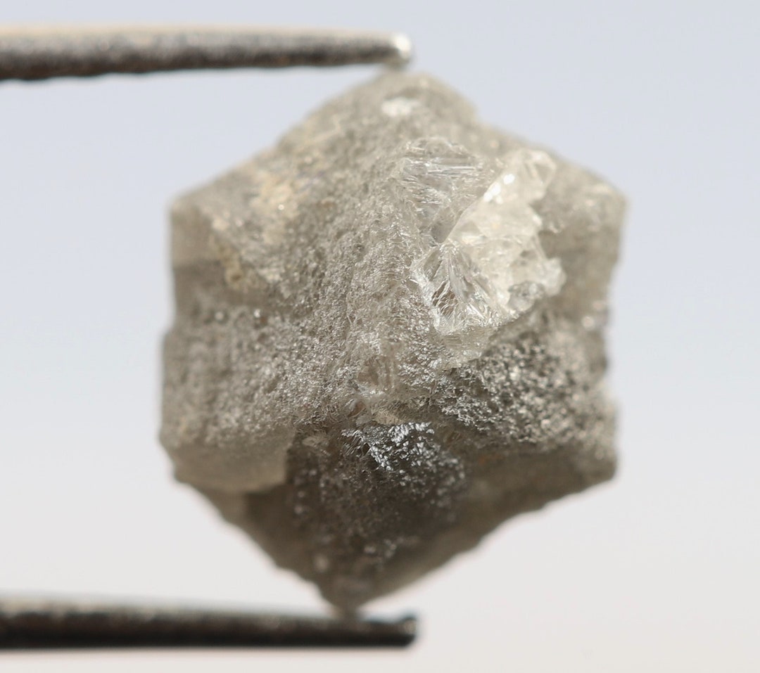 2.77 Ct, 8.3 X 6.6 X 6.3 MM, Gray Color Rough Unique Shape Diamond ...