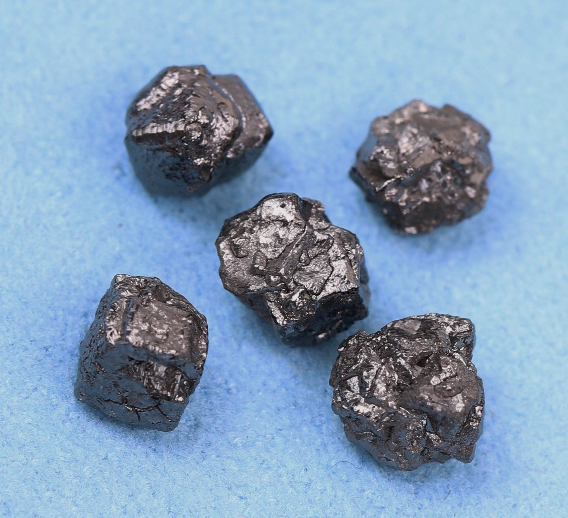 5.22 Ct 6.2 X 5.9 X 5.1 MM Black Color Raw Uncut Diamond | Etsy