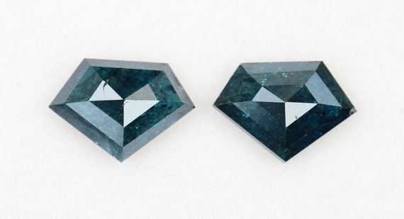 1.63 Ct 5.9 X 8.5 X 2.5 MM Blue Color Pentagon Shape Loose - Etsy