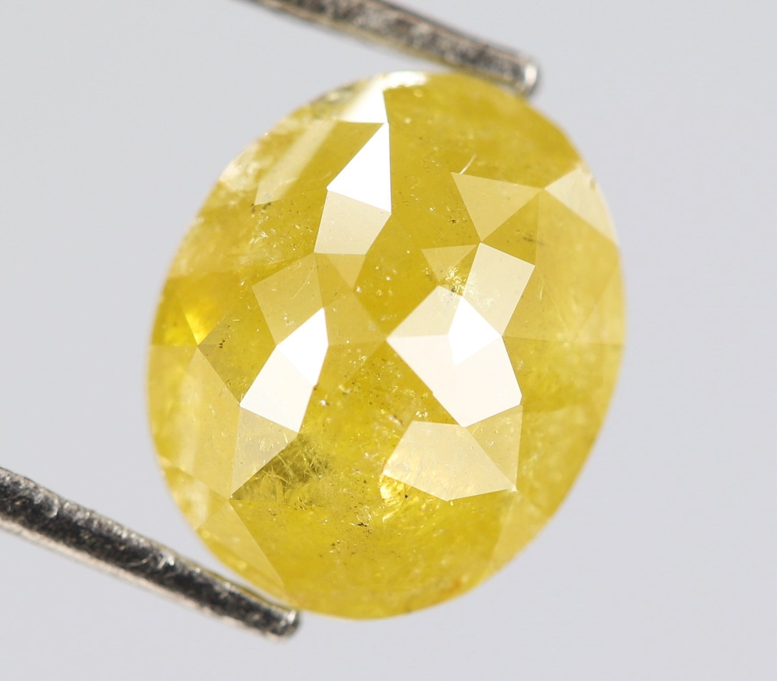 1.23 Ct 7.5 X 6.2 X 3.2 MM Yellow Color Oval Shape Natural | Etsy