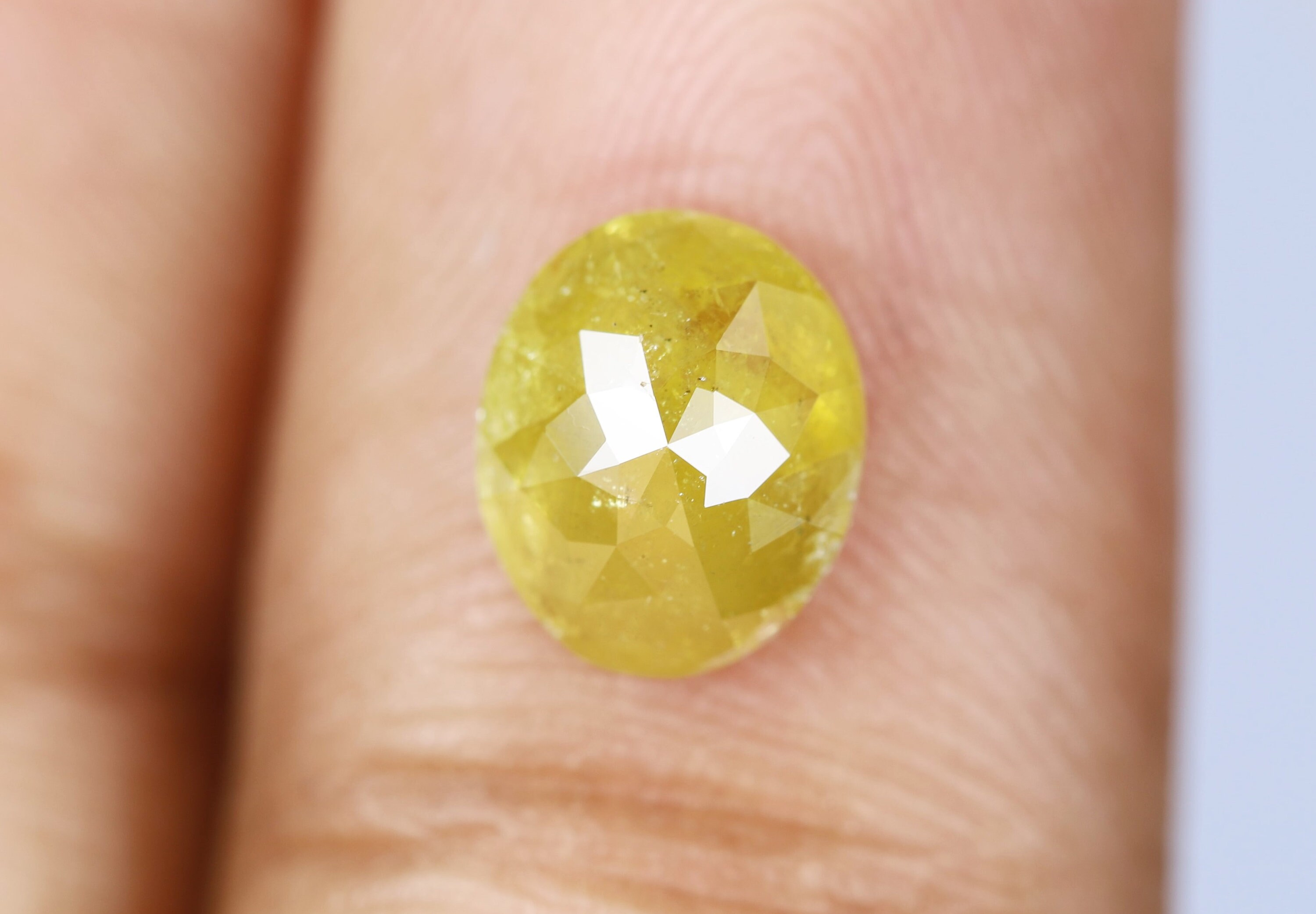 1.23 Ct 7.5 X 6.2 X 3.2 MM Yellow Color Oval Shape Natural | Etsy