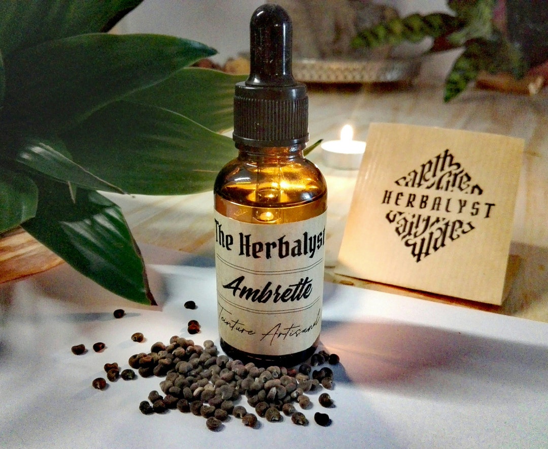 Organic Ambrette Seed Tincture 30ml Hibiscus Abelmoschus - Etsy