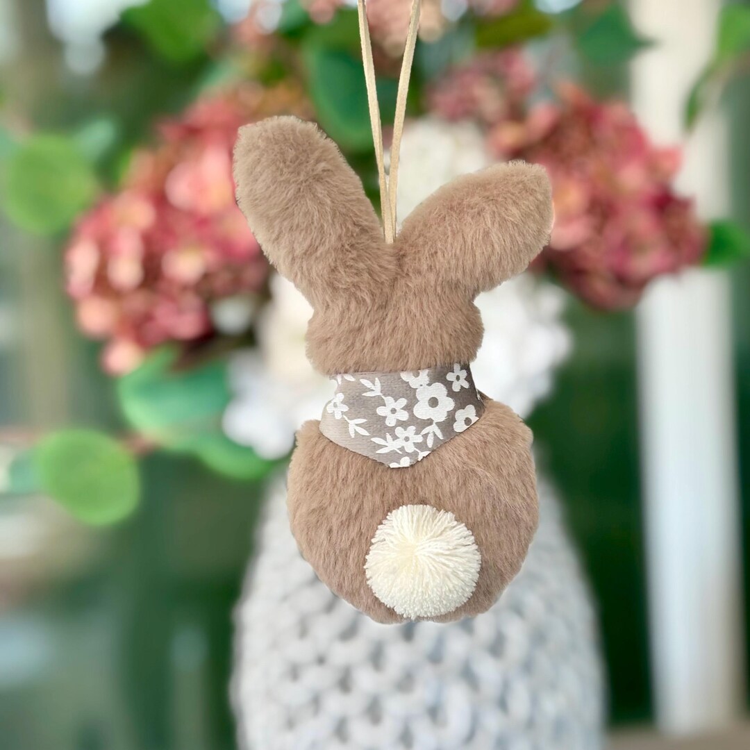 Fluffy Bunny Rabbit Hanger - Etsy