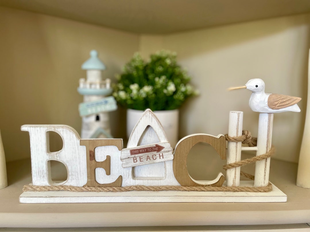 Beach Standing Sign | Beach Plaque - Etsy