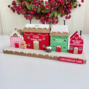 Gingerbread Lane Christmas Village Scene - Etsy