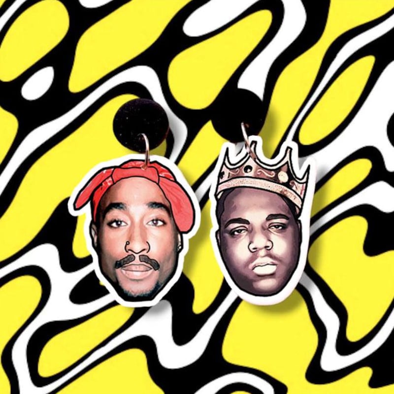 Rapper Earrings - Etsy
