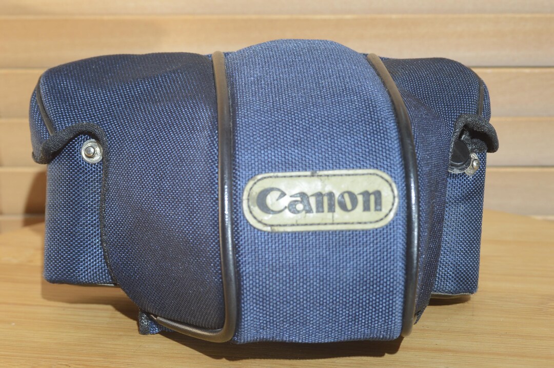 Blue Canvas Canon Camera Case, T50, AV1, AE1 - Etsy