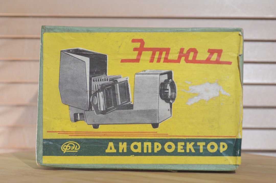 Boxed Etude USSR Still Slide Projector. A True Collectors Item ...