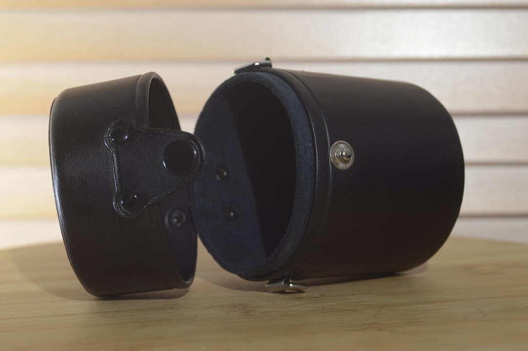 Olympus 135mm F3.5 Hard Leather Lens Case. Perfect for Protecting Your ...