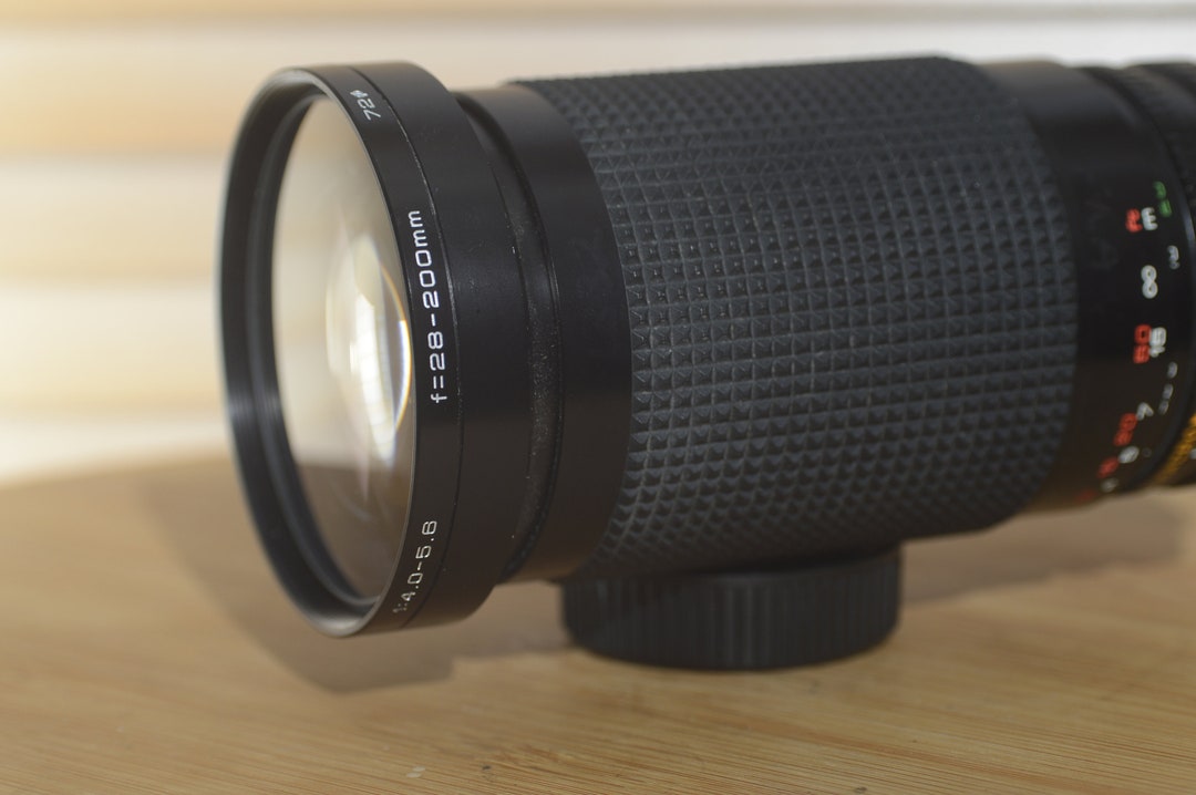 Gorgeous Sirius MC Auto Zoom 28-200mm F4-5.6 Minolta MD Lens. Fantastic ...