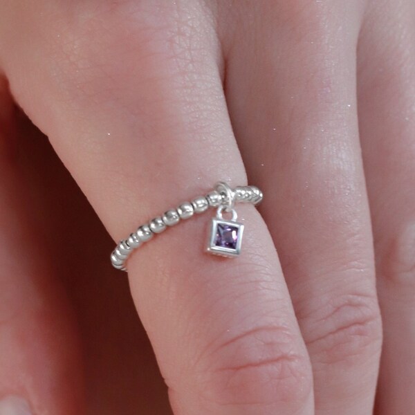 Dangle Charm Ring - Etsy