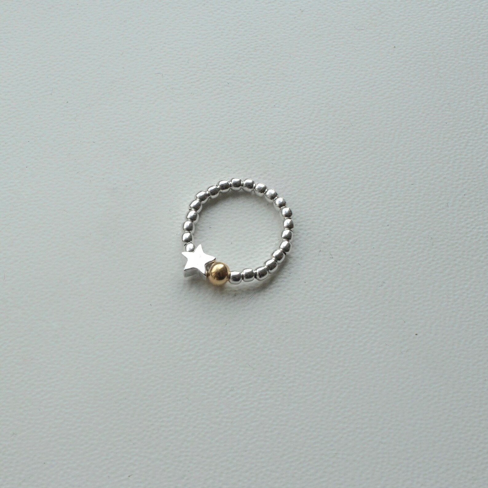 Cute y2k tiny star ring stretch ring sterling silver 925 | Etsy