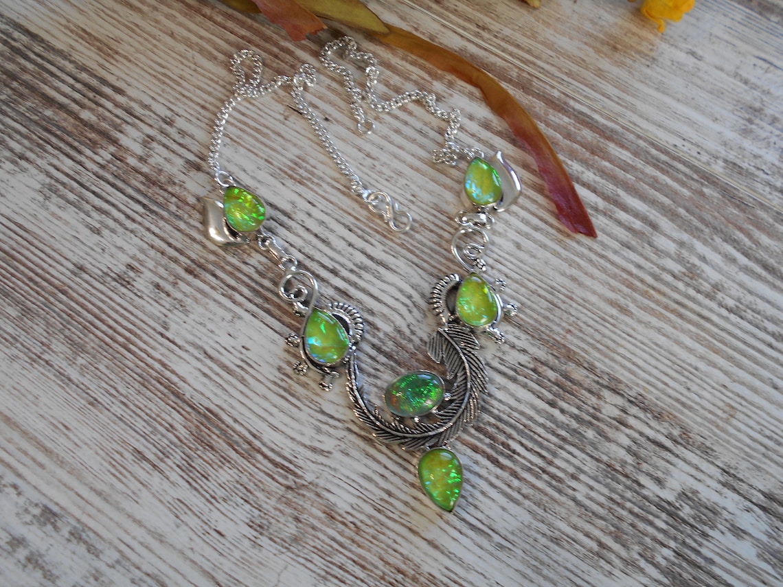 Collier en pierre - Etsy France