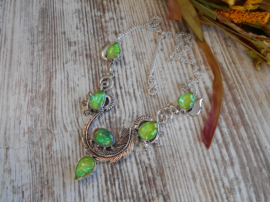 Collier en pierre - Etsy France