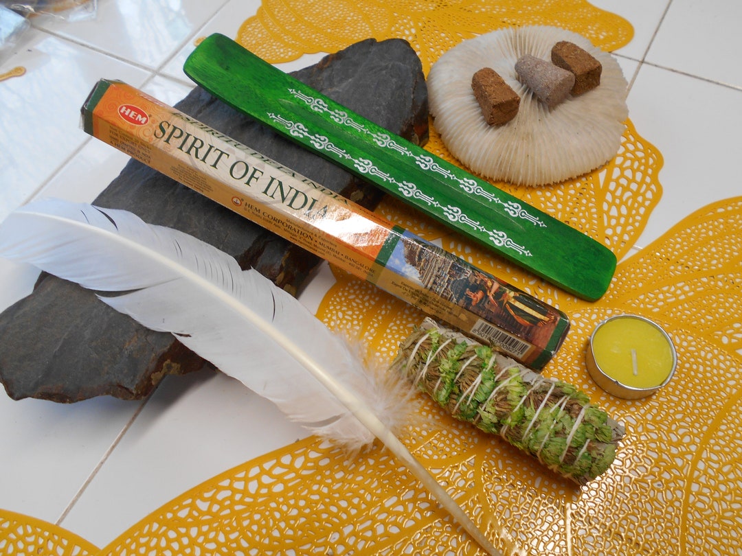 Incense Smudge Wellness Clarity Kit-meditation-gift-enlightenment-w6 - Etsy