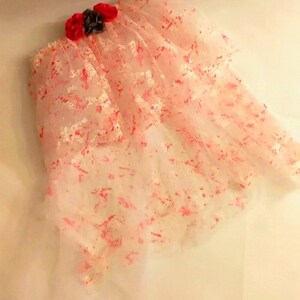 Corpse Bride Bloody Costume Skirt - Bloodstained Tulle Skirt - Skirt ...