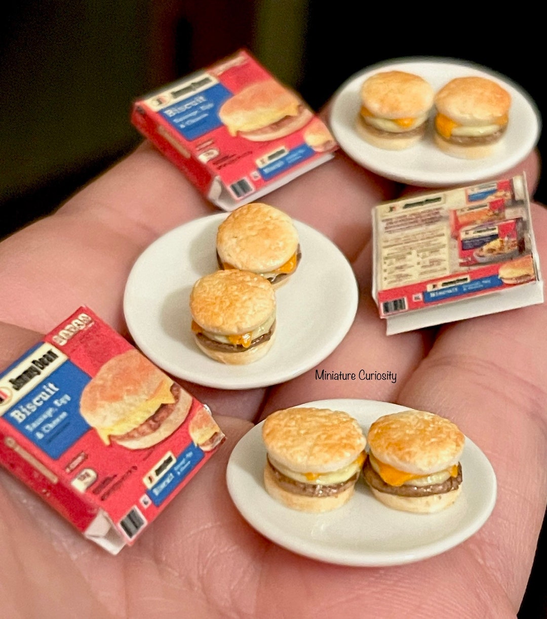 Dollhouse Breakfast- 1:12th Scale- Dollhouse Furniture- Dollhouse ...