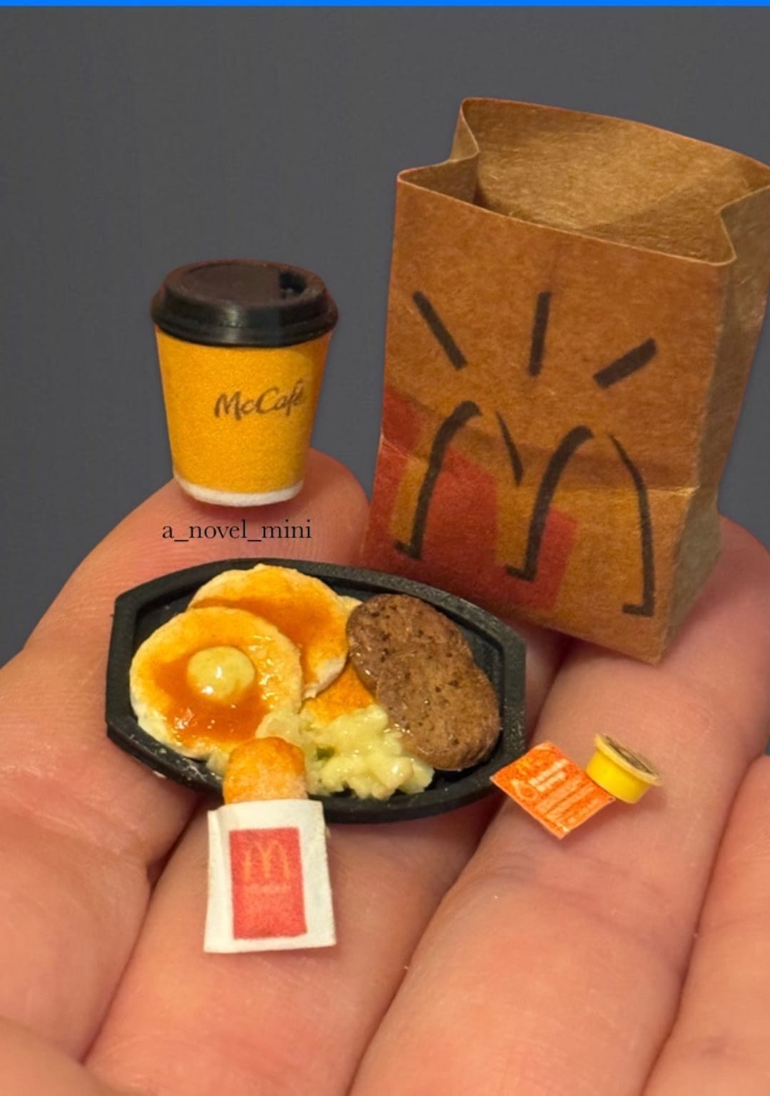 Dollhouse Fast Food- 1:12th Scale- Dollhouse Kitchen- Dollhouse ...