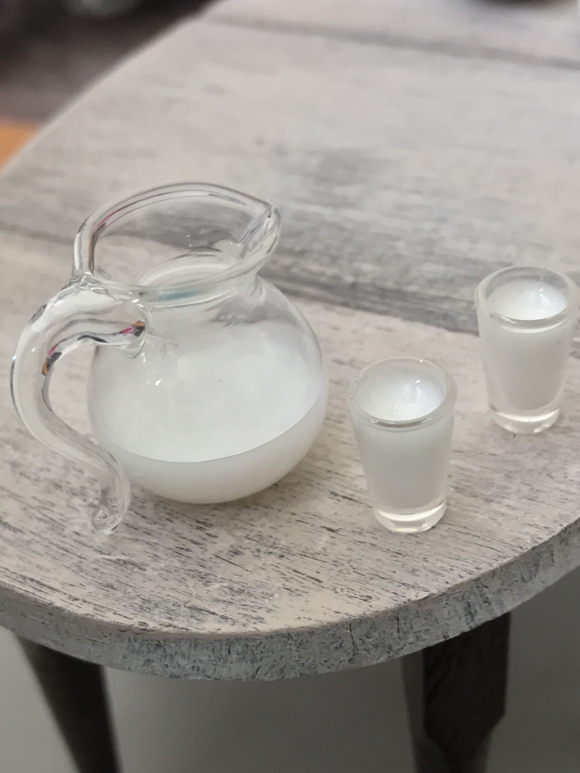 Dollhouse Milk Set 1:12th Scale Miniature Food Dollhouse - Etsy