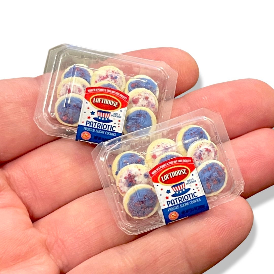 Dollhouse Cookies- 1:12th Scale- Dollhouse Holiday- Miniature Food ...