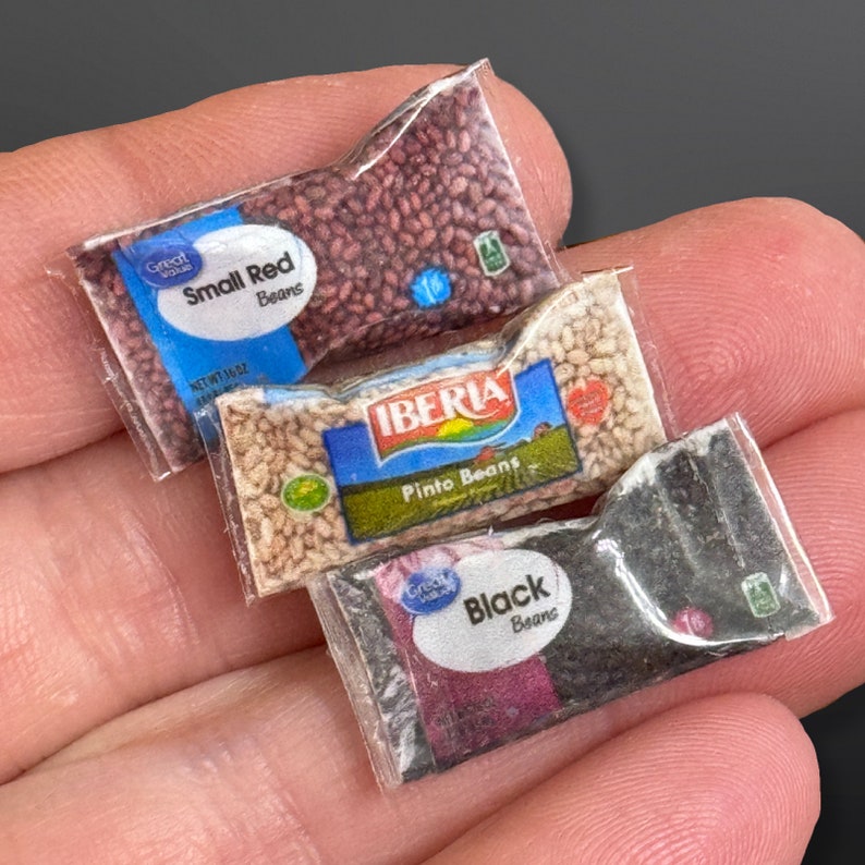 Dollhouse Beans- 1:12th Scale- Dollhouse Food- Dollhouse Kitchen ...