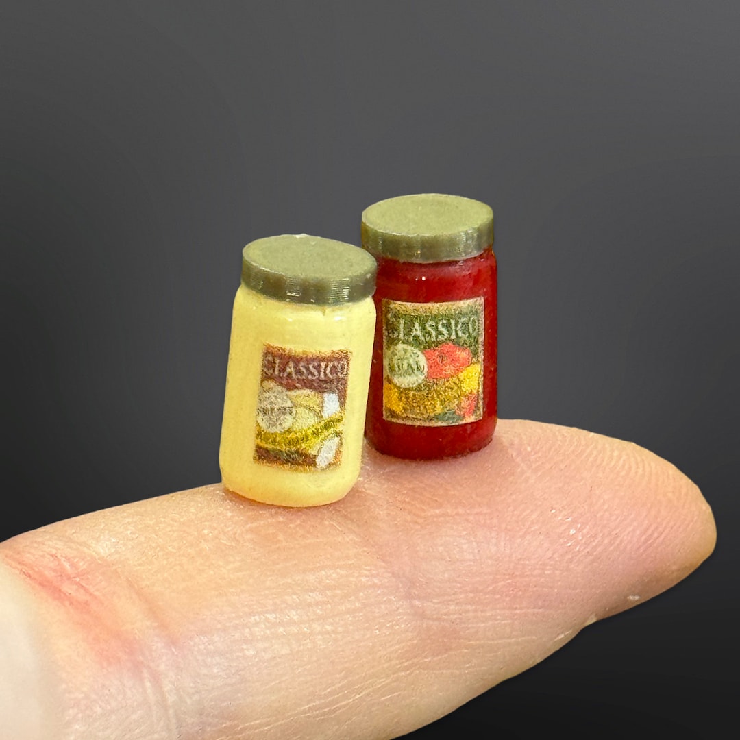 Dollhouse Spaghetti Set- 1:12th Scale- Dollhouse Dinner- Dollhouse ...