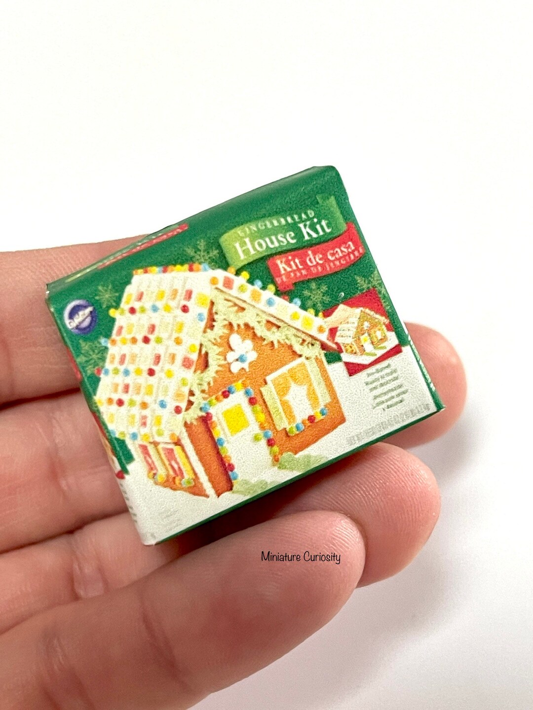 Dollhouse Gingerbread Box- 1:12th Scale- Dollhouse Kitchen- Dollhouse ...