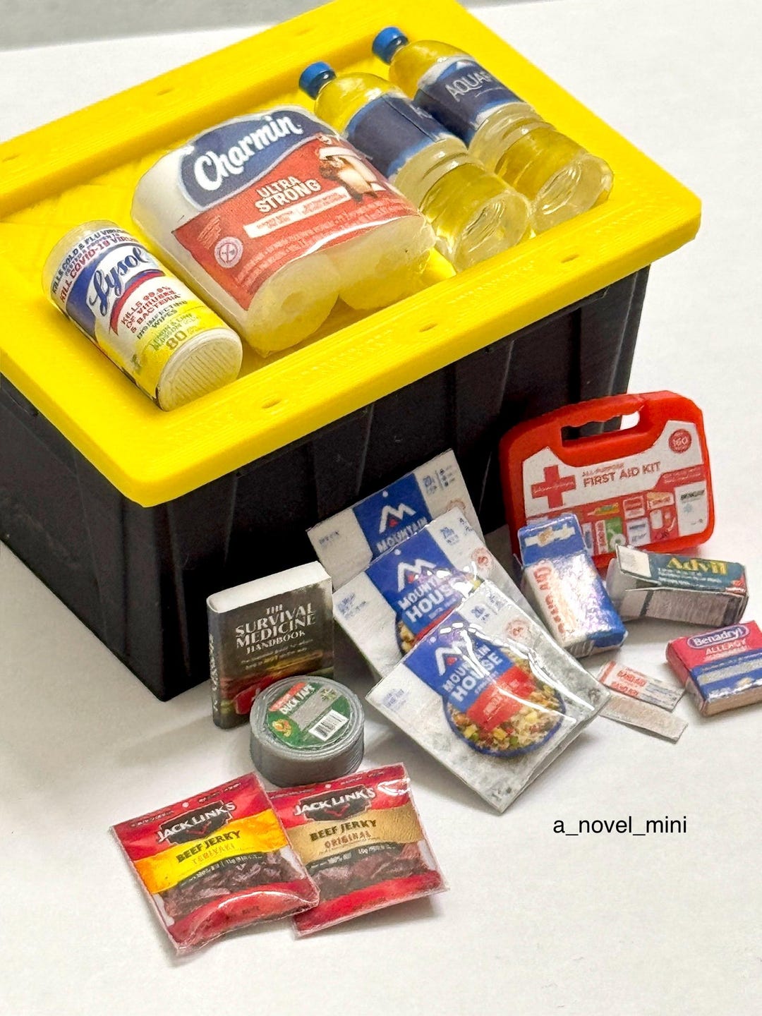 Dollhouse Emergency Kit- 1:12th Scale- Dollhouse Miniature- Dollhouse ...