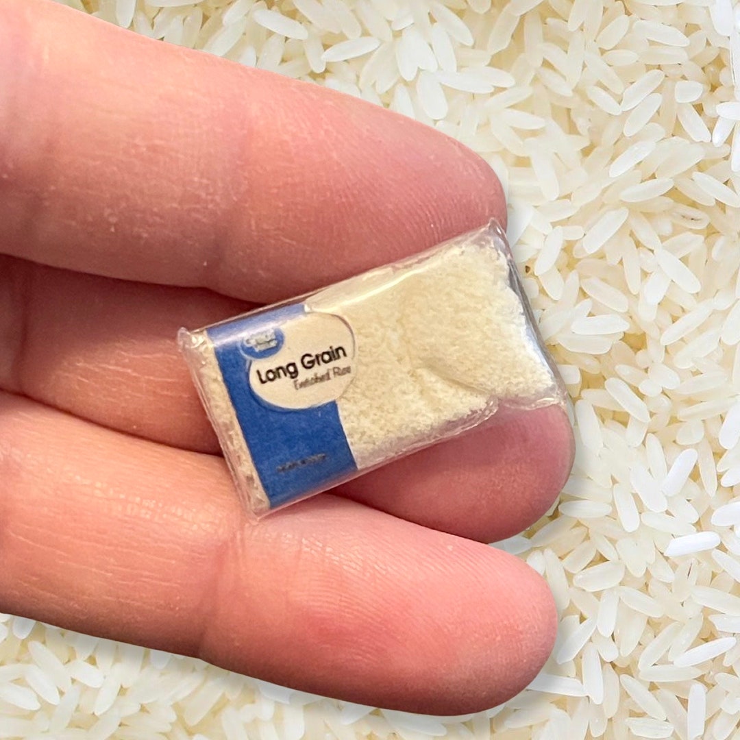 Dollhouse Rice- 1:12th Scale- Miniature Rice- Dollhouse Kitchen ...